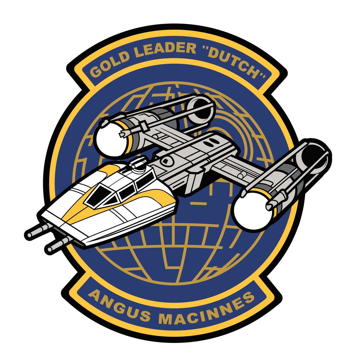 Angus MacInnes Gold Leader Patch – Norse Legion