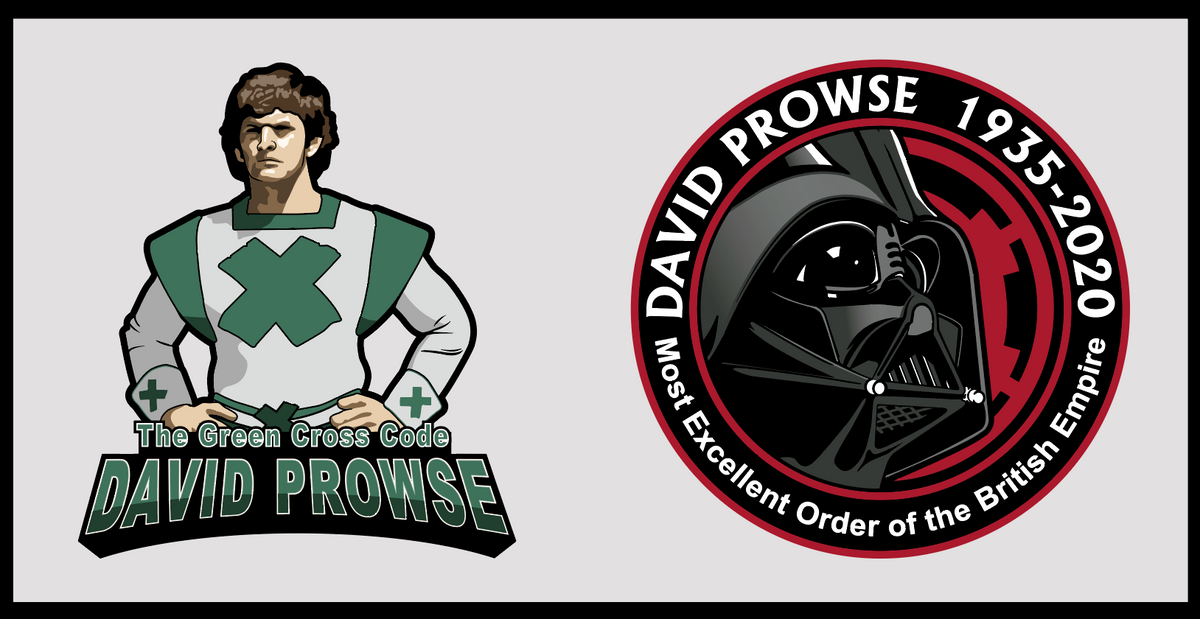 Two David Prowse Patches, Green Cross Man/Vader – Norse Legion