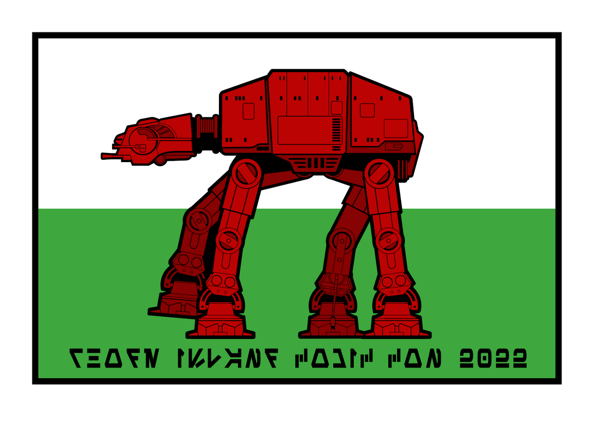 AT-AT Welsh flag Patch – Norse Legion