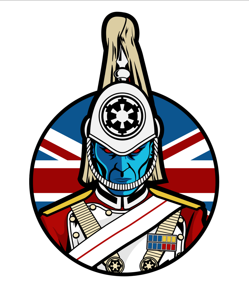 Thrawn Horse Guard Celebration London Sticker – Norse Legion